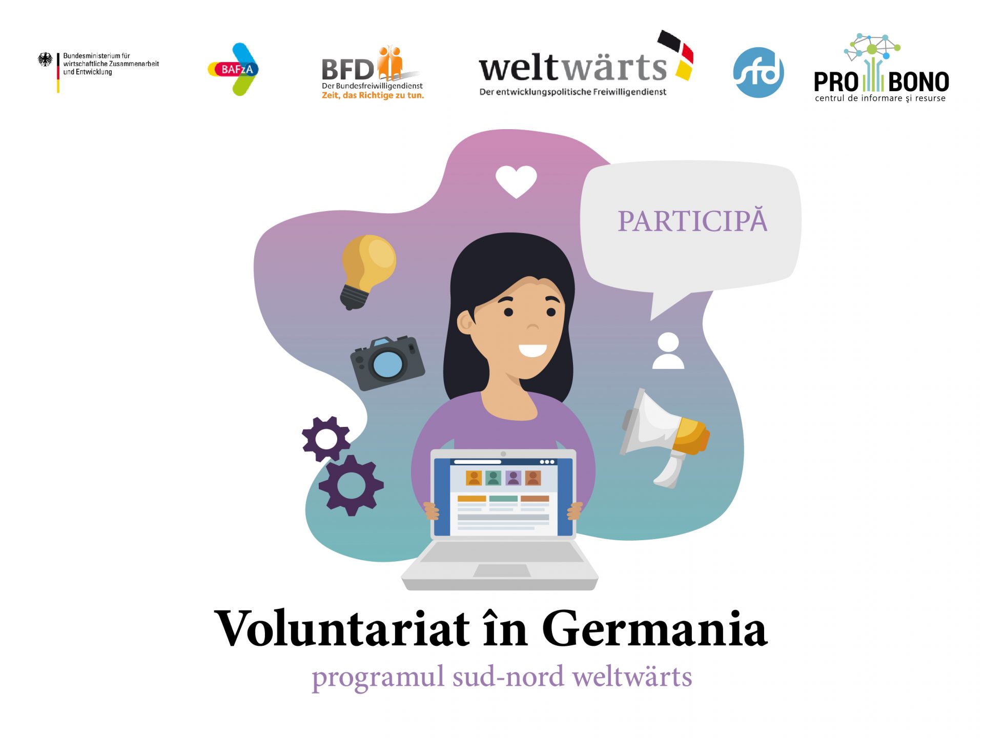 Participă la programul de voluntariat sud-nord weltwärts