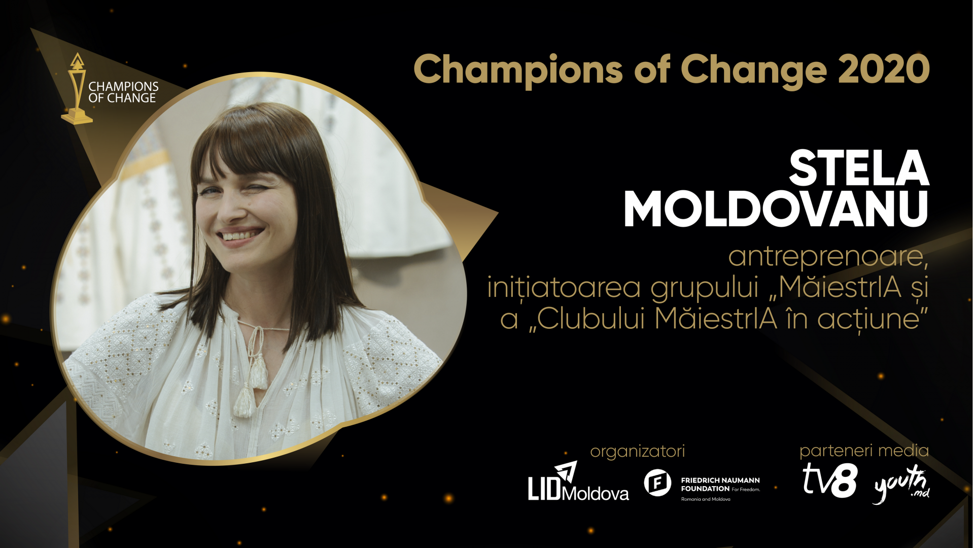 Stela Moldovanu, Champion of Change - MăiestrIA
